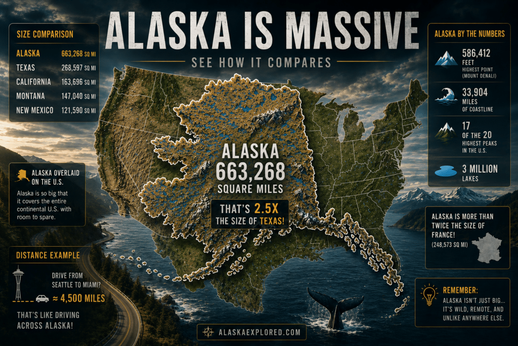 How Big Is Alaska? Facts & Comparisons That Will Blow Your Mind